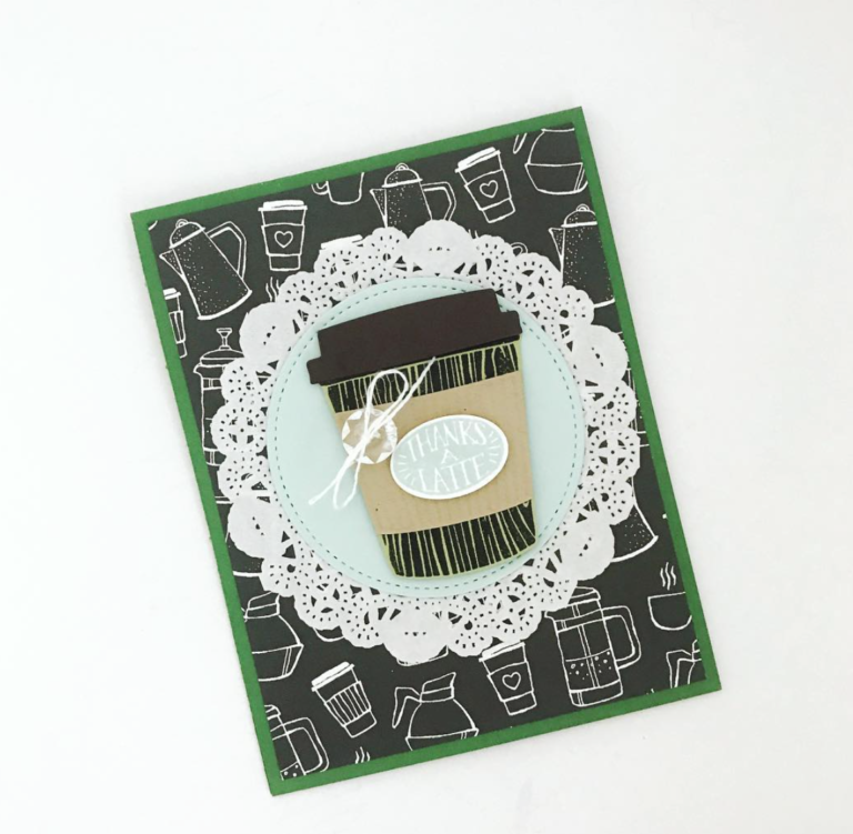 How to: Easy Coffee Themed Thank You Cards