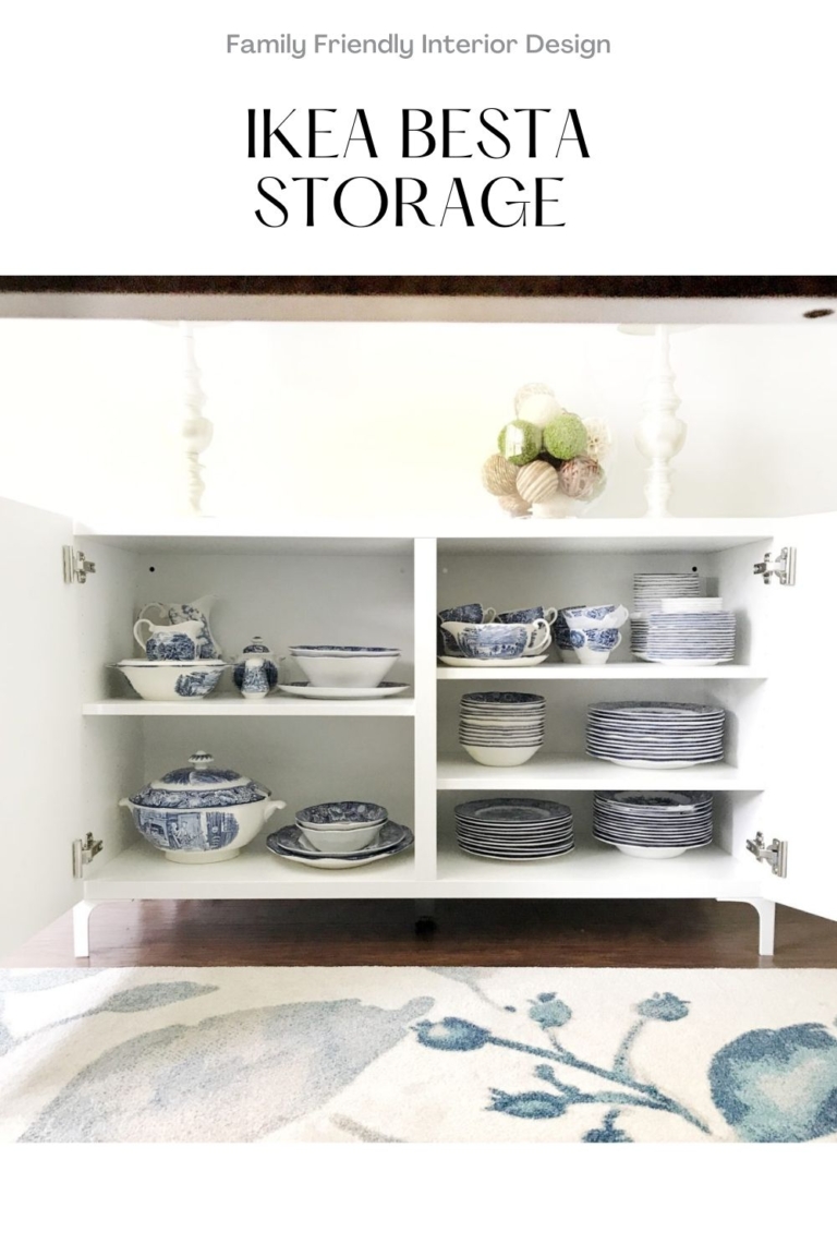 IKEA Besta Storage in a Dining Room Makeover: BESTA is the BEST
