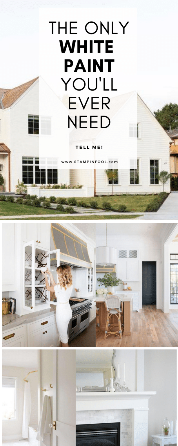 THE ONLY WHITE PAINT YOU'LL EVER NEED: Benajmin Moore