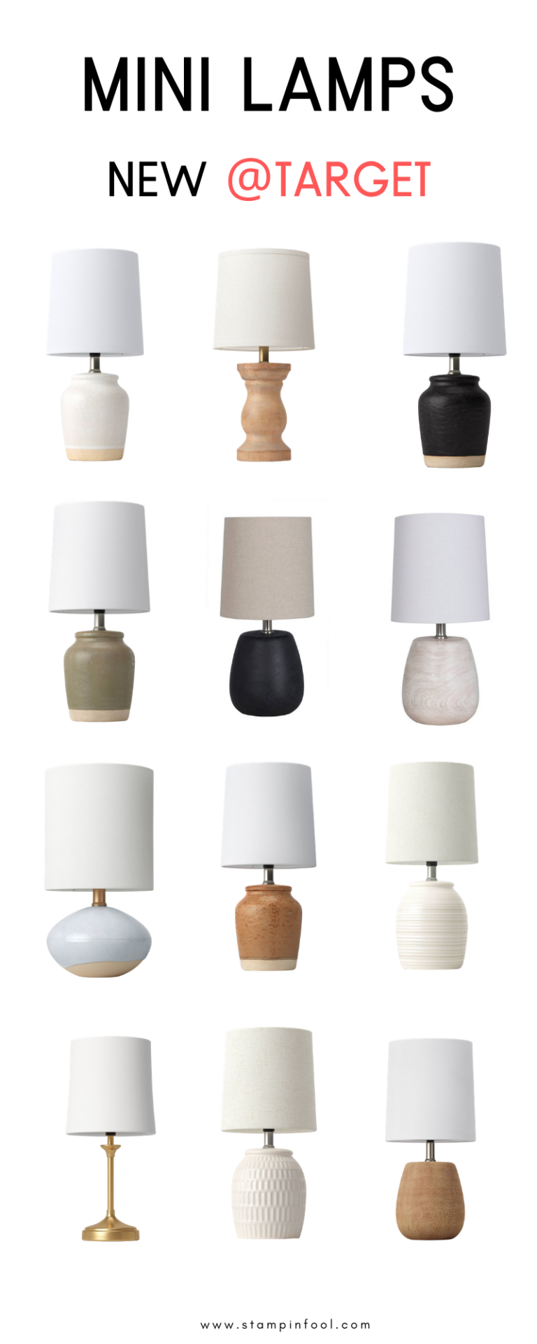 Mini Lamps NEW at Target that You Don't Want to Miss