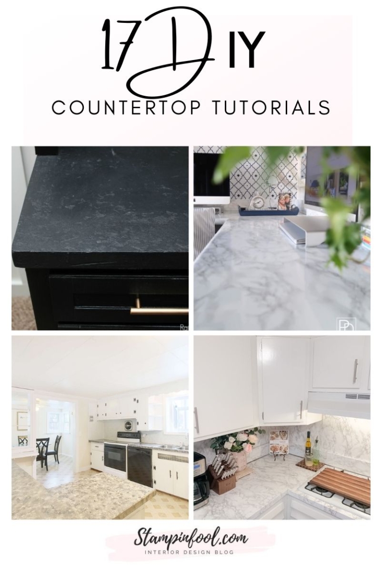 17 DIY Countertops to Instantly Upgrade Your Kitchen on a Tiny Budget
