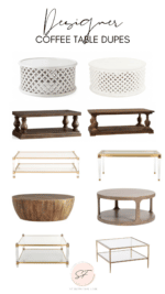 Pottery Barn AND Serena & LilY Coffee Table Dupes