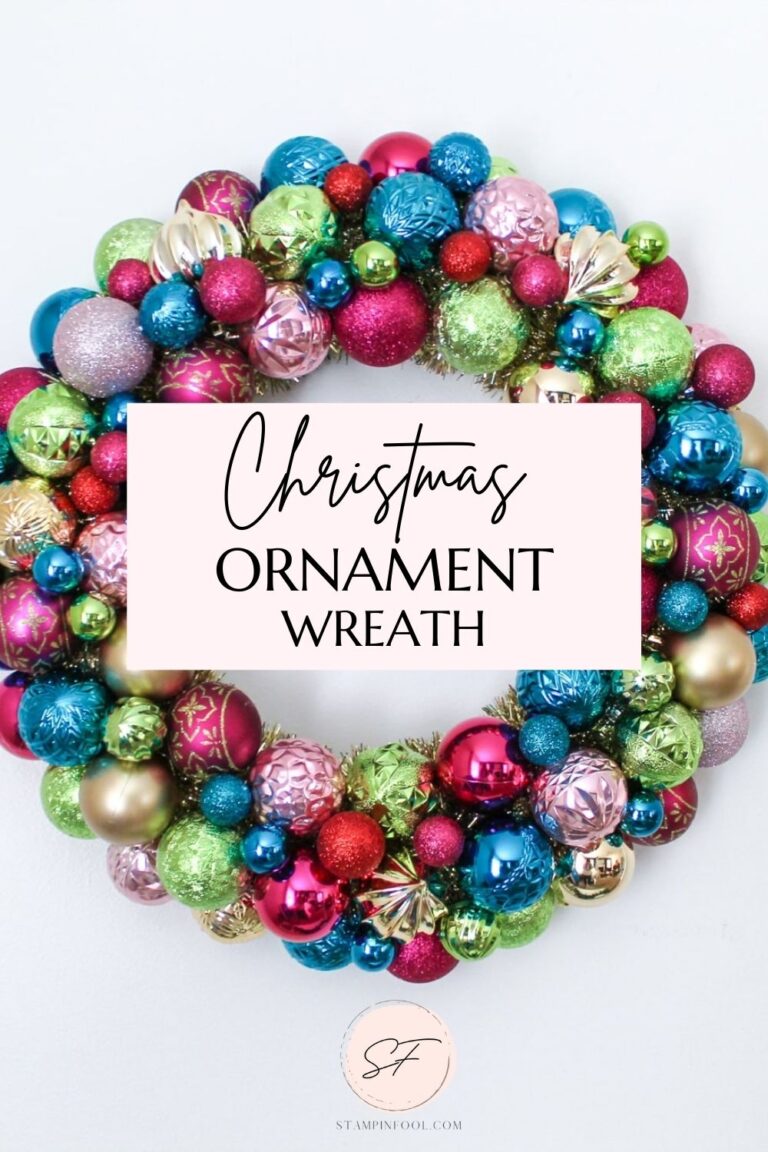 How to Make an Easy DIY Christmas Ornament Wreath 2022