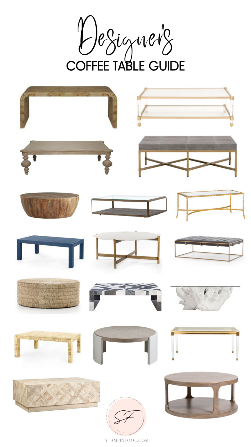 50 Approved Interior Designer Coffee Tables for Your Living Room in 2021