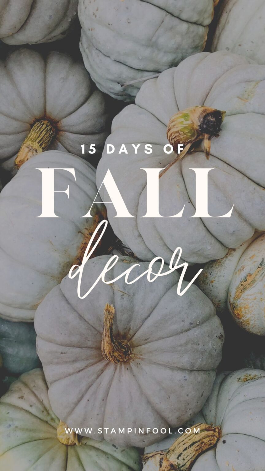 15 Days of Fall (Day 1): Open Your Windows - StampinFool.com
