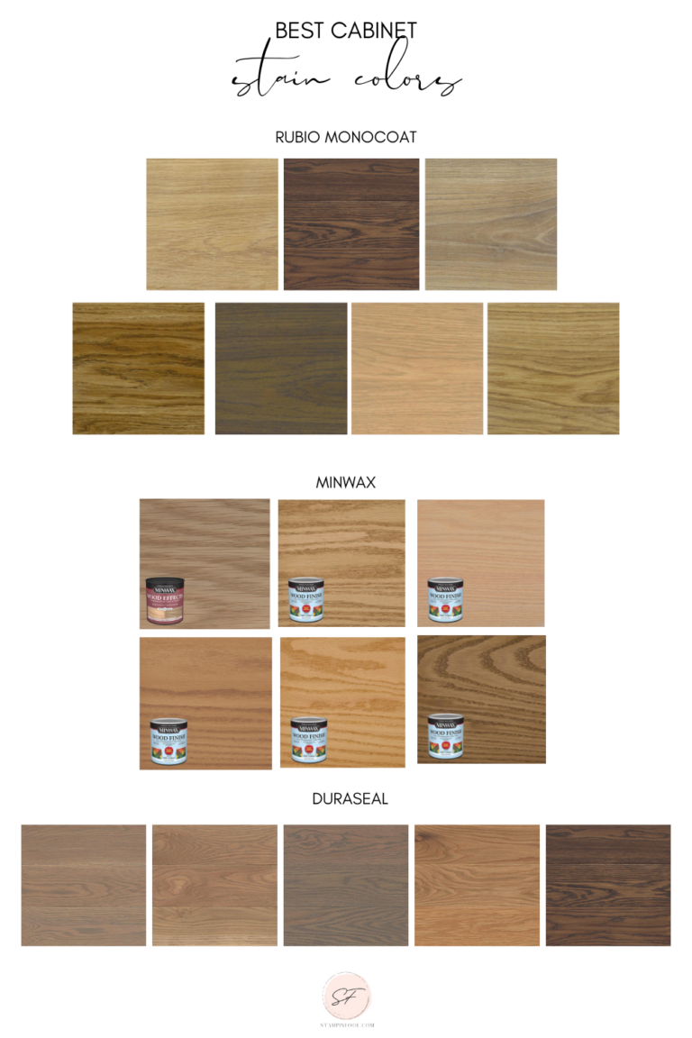 Best Wood Stain Colors for Cabinets & Floors