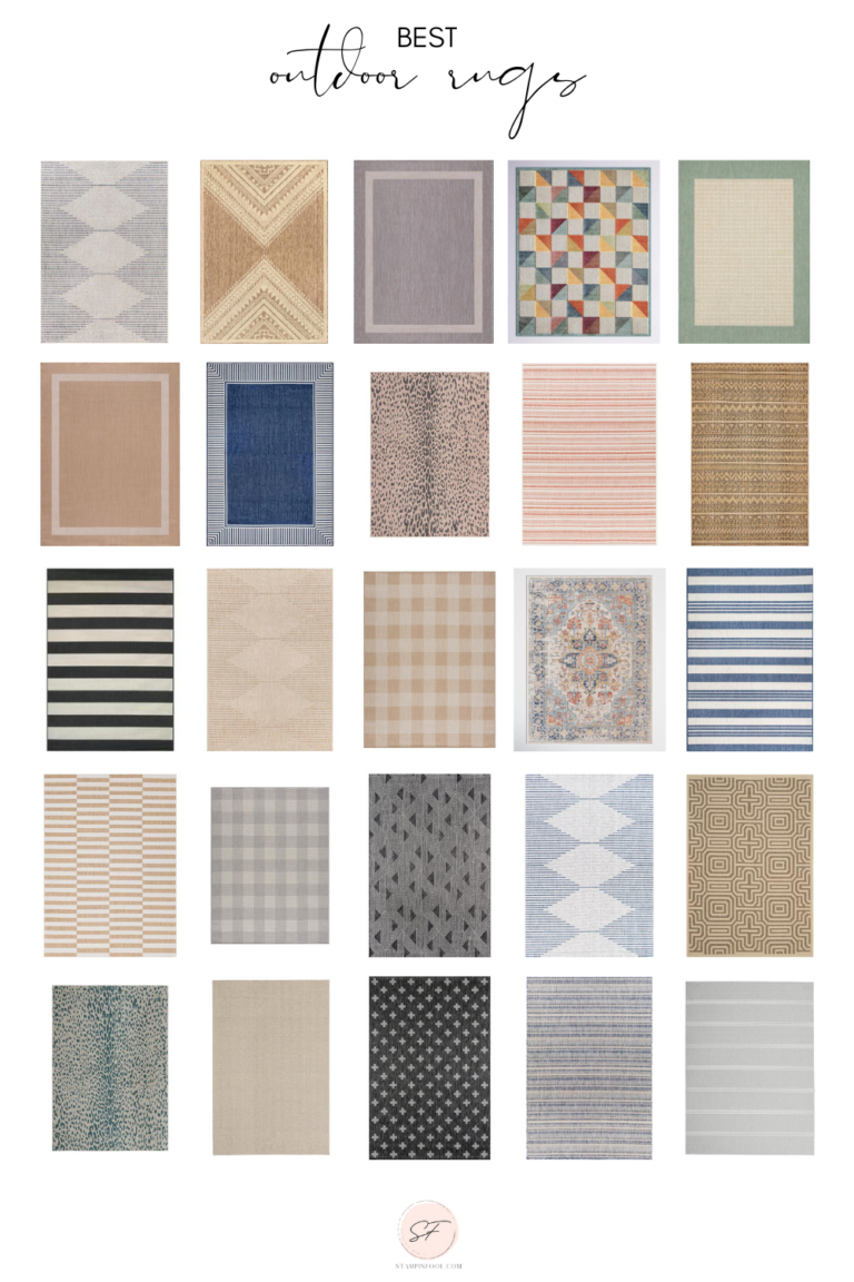 50 Best Outdoor Rugs For Your Patio This Summer
