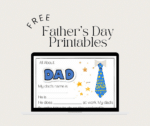 All About Dad FREE Printables For Father's Day - Handmade Gifts